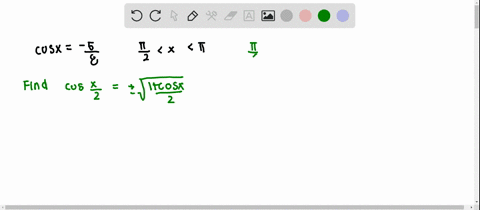 SOLVED:Use a half-number identity to find an expr…
