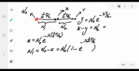 SOLVED:Consider a radioactive sample. Determine the ratio of the number ...