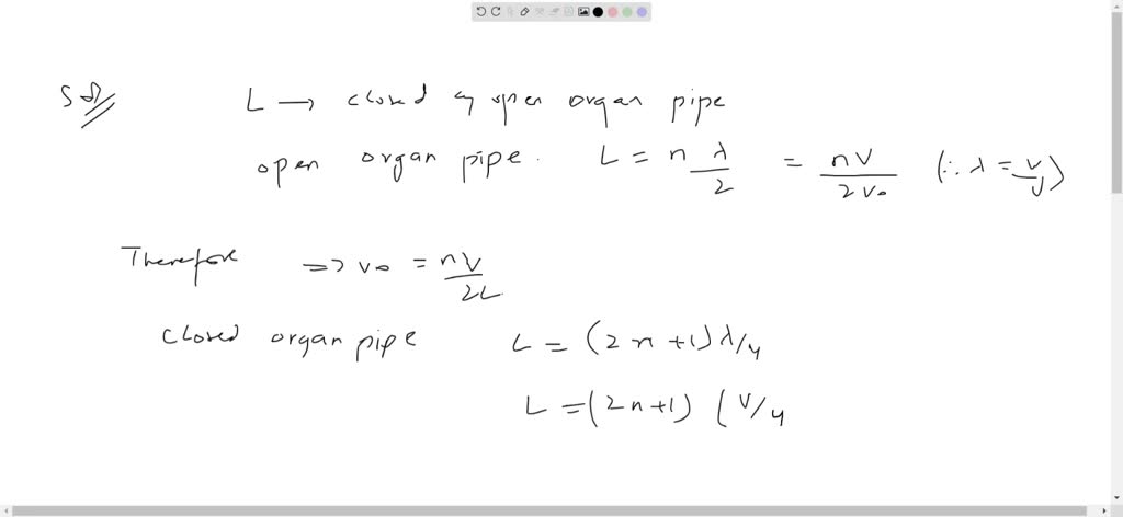 A closed organ pipe and an open organ pipe of same length produce four ...