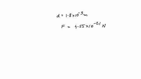 SOLVED:Two spherical objects are separated by a distance that is 1.80 ×10^-3 m . The objects are ...