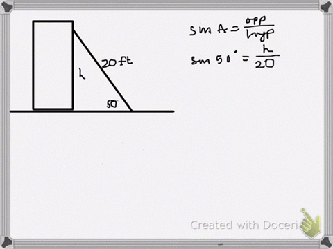 SOLVED:A 20 -foot-long ladder leans on a wall of a building. The foot ...