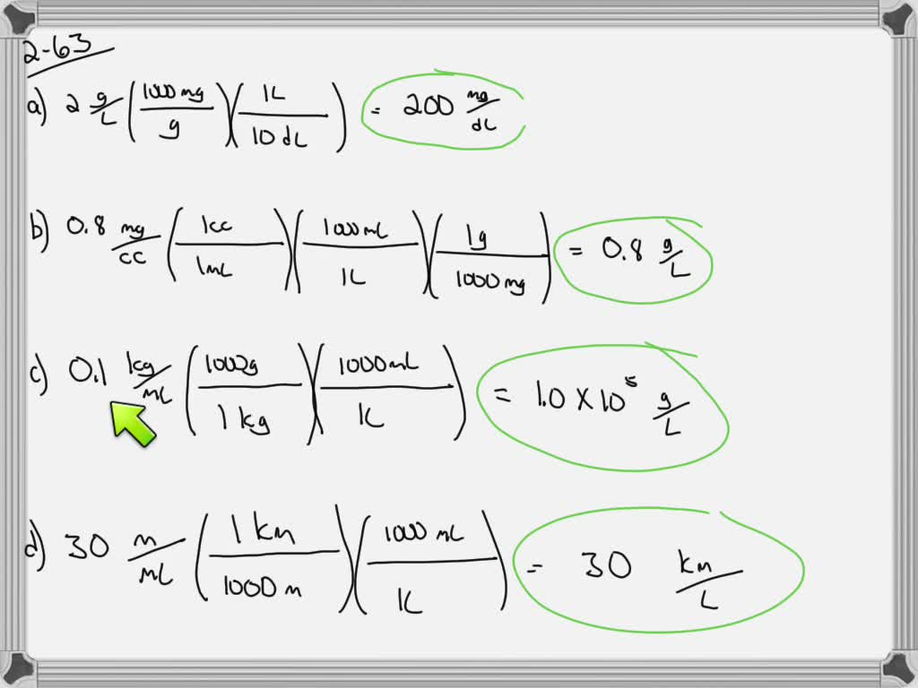 SOLVED Convert The Following Units A 2 Liters L Deciliters dL B SOLVED Convert The Following Units A 2 Liters L Deciliters dL B