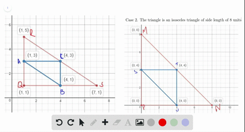 SOLVED:Use the diagram. a. Connect the midpoints of the sides of QRS to ...
