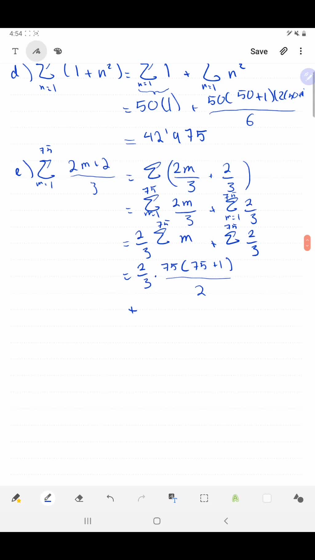 SOLVED:Evaluating sums Evaluate the following expressions by two ...