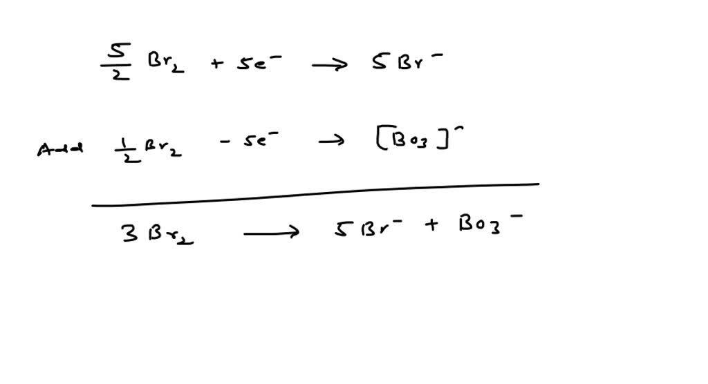 SOLVED:Consider the reaction, 3 Br2+6 NaOH 5 NaBr+ NaBrO3+3 H2 O . If E ...