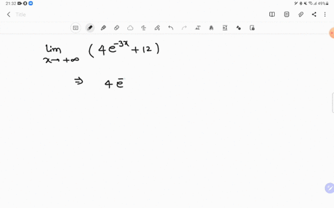 SOLVED:Calculate the limits in Exercises 21-72 algebraically. If a limit does not exist, say why ...