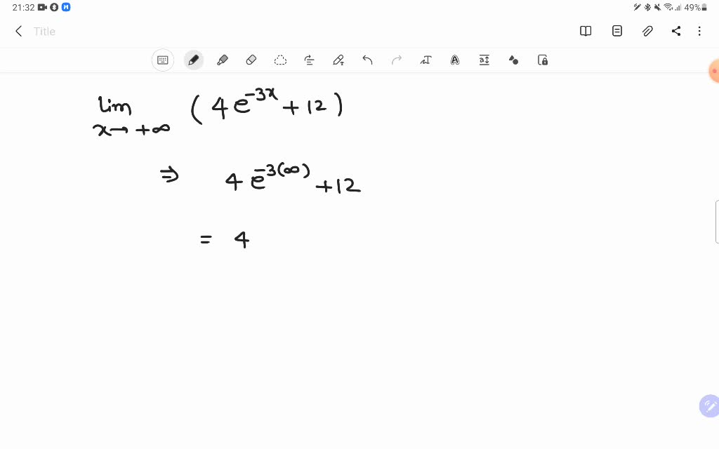SOLVED:Calculate the limits in Exercises 21-72 algebraically. If a limit does not exist, say why ...