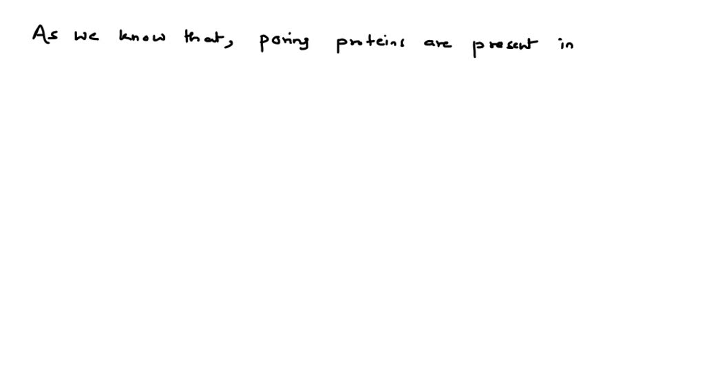 SOLVED:Where are poring proteins present? (a) Outer membrane of plastid ... SOLVED:Where are poring proteins present? (a) Outer membrane of plastid ...