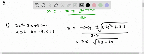 SOLVED:Find the roots of the quadratic equations given in Q.1 above by ...