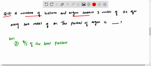 SOLVED:A closed vessel contains equal number of oxygen and hydrogen molecules at a total ...