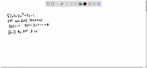 SOLVED: Use the Intermediate Value Theorem and Rolle’s Theorem to prove that the equation has ...