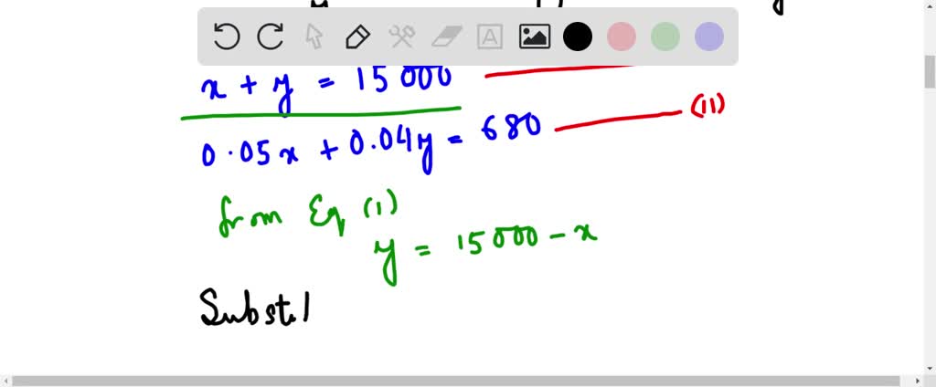 ⏩SOLVED:Solve using the five-step method. Angelica invested part of ...