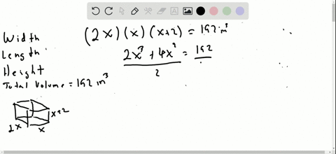 SOLVED:For the following exercises, find the dimensions of the box ...