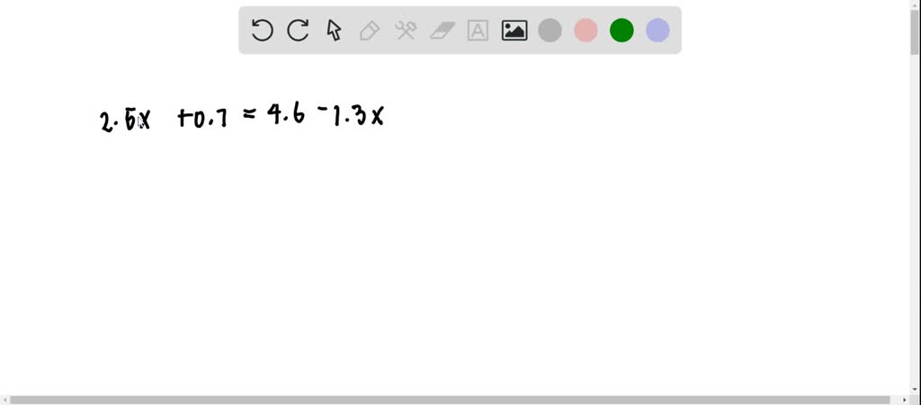 SOLVED:Multiply the equation by a power of 10 to write an equivalent equation with integer ...