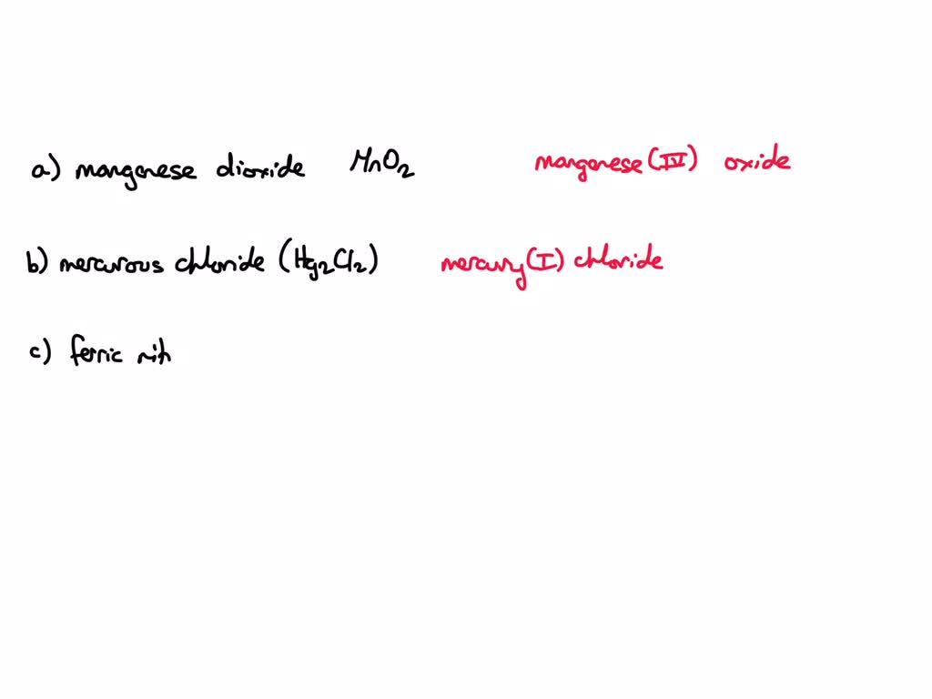 SOLVED:What are the IUPAC names of the following compounds? (a ...