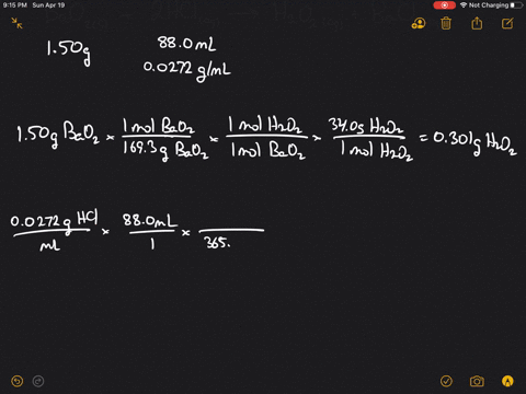 SOLVED:Hydrogen peroxide is used as a cleansing agent in the treatment ...