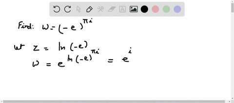 ⏩SOLVED:Find one or more values of each of the following complex… | Numerade