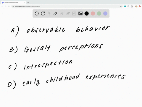 SOLVED:An individual's consistent pattern of thought and behavior is ...