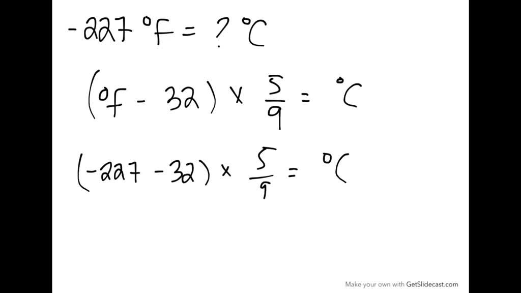 SOLVED:The average temperature on the planet Jupiter is -227^∘ F ...