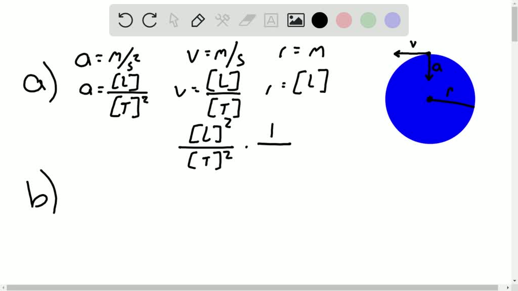 An Object Moving At Constant Speed V Around A Circle Of Radius R Has An
