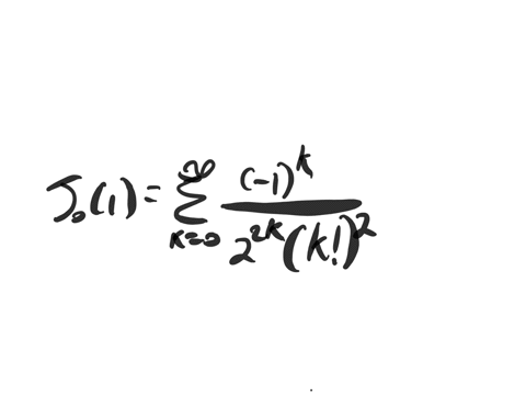 SOLVED:Approximate the values of the Bessel functions J0(x) and J1(x ...