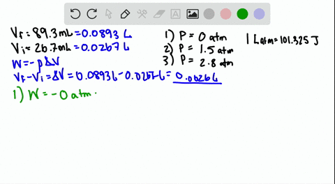 SOLVED:A sample of nitrogen gas expands in volume from 1.6 to 5.4 L at constant temperature ...