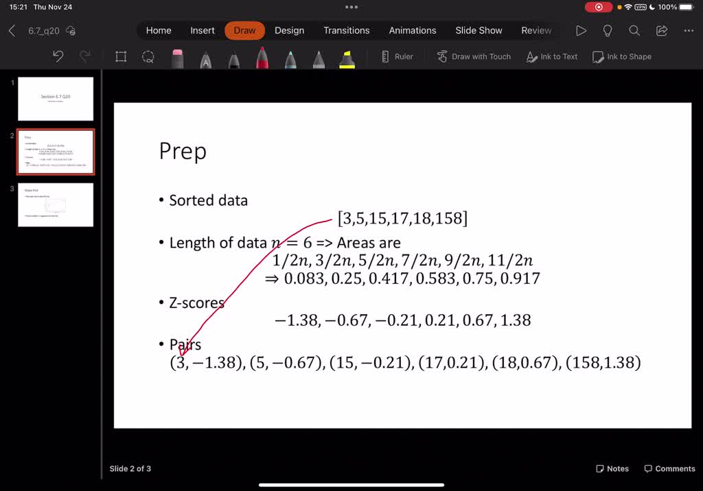 SOLVED Make A Normal Quantile quantile Plot Of The Exponent Data Data