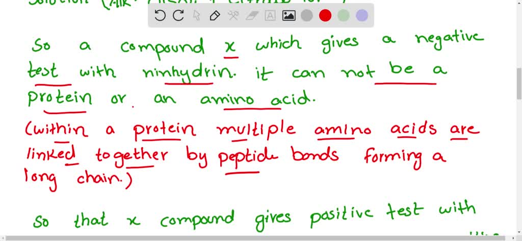 ⏩SOLVED:A certain compound gives negative test with ninhydrin and ...