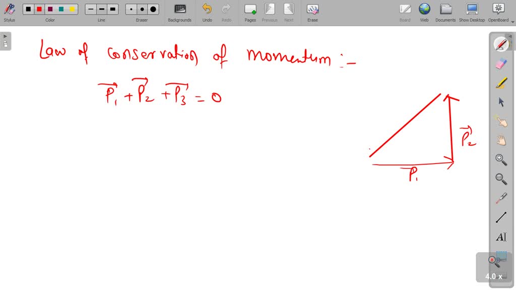A shell at rest at the origin explodes into three fragments of masses 1 ...