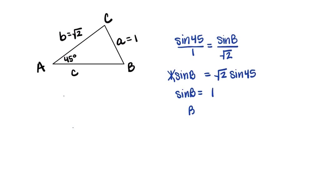 Two sides and an angle are given. Determine whether a triangle (or two ...