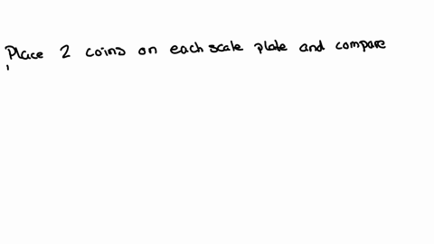 SOLVED:How many weighings of a balance scale are needed to find a ...