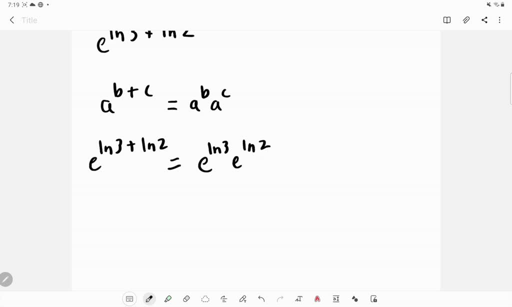 ⏩SOLVED:Simplify the given expression. e^ln3+2 lnx | Numerade