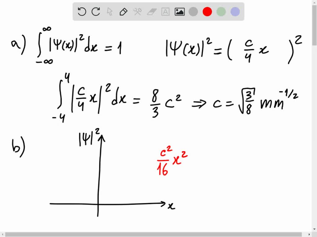 Solved Shows The Wave Function Of A Particle Confined Between X 4 0 Mm