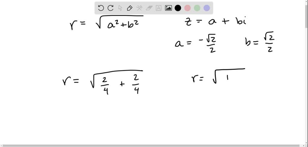 SOLVED:A Complex Number and Its Modulus Graph the complex number and ...
