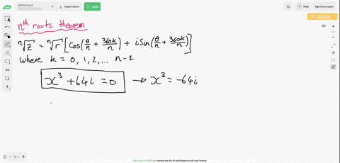 SOLVED:Determine the roots of the equation x^{3}+64=0 in the form a+j b ...