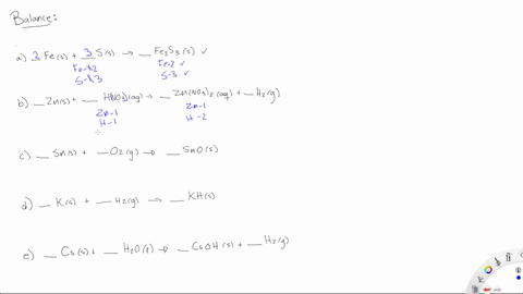 ⏩SOLVED:Balance each of the following oxidation reduction chemical ...