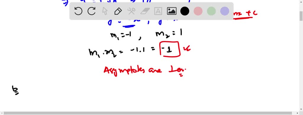 SOLVED:Perpendicular Asymptotes (a) Show that the asymptotes of the ...