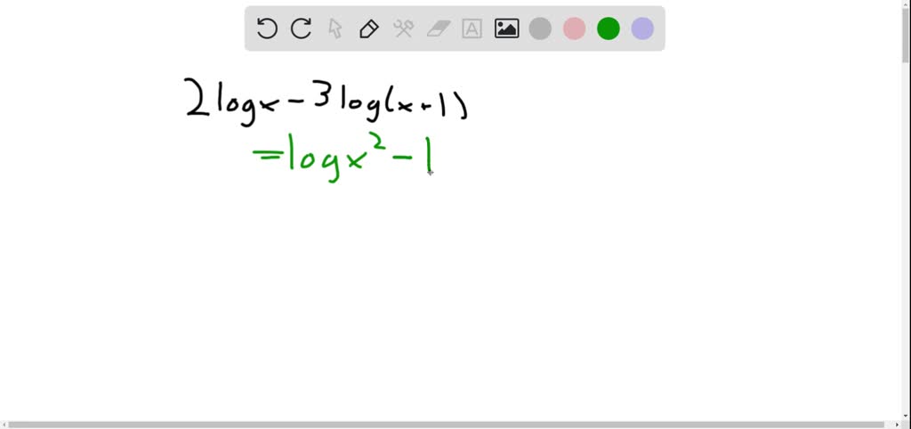 ⏩SOLVED:Combining Logarithmic Expressions Use the Laws of Logarithms ...