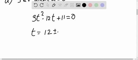 SOLVED:A position function of a particle moving along a coordinate line is provided. (a ...