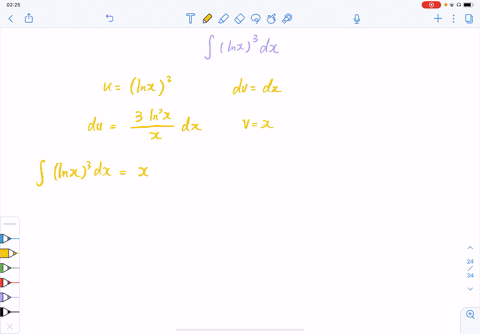 SOLVED:Apply integration by parts twice to evaluate each integral (see Examples 5 and 6 ). ∫(lnx ...