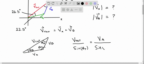 SOLVED:Find the magnitudes of velocities vA and vB in Figure 3.55.