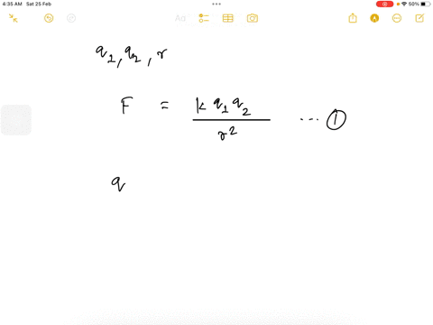 SOLVED: Co Apply A system consists of two charges separated by 1 m. How ...