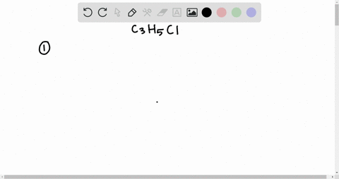Draw structures for alkenes that have the formula C3 H5 Cl,...