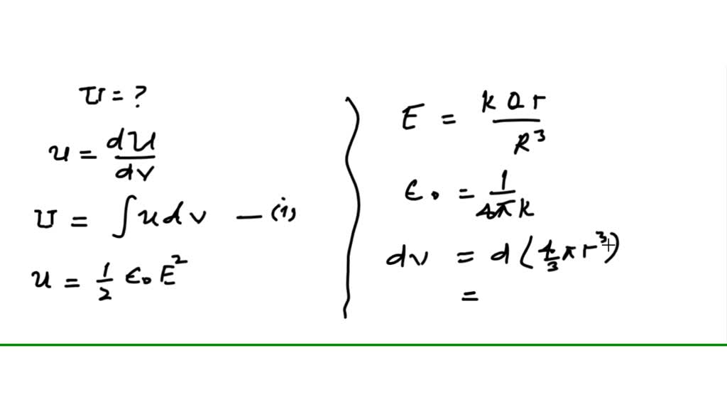 SOLVED:A sphere of radius R contains charge Q spread uniformly throughout its volume. Find an ...