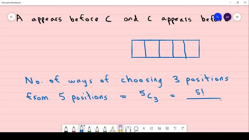 SOLVED:Determine how many strings can be formed by ordering the letters ABCDE subject to the ...