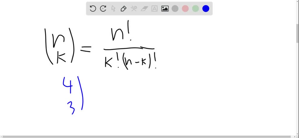 SOLVED:The binomial coefficients can be calculated directly by using ...