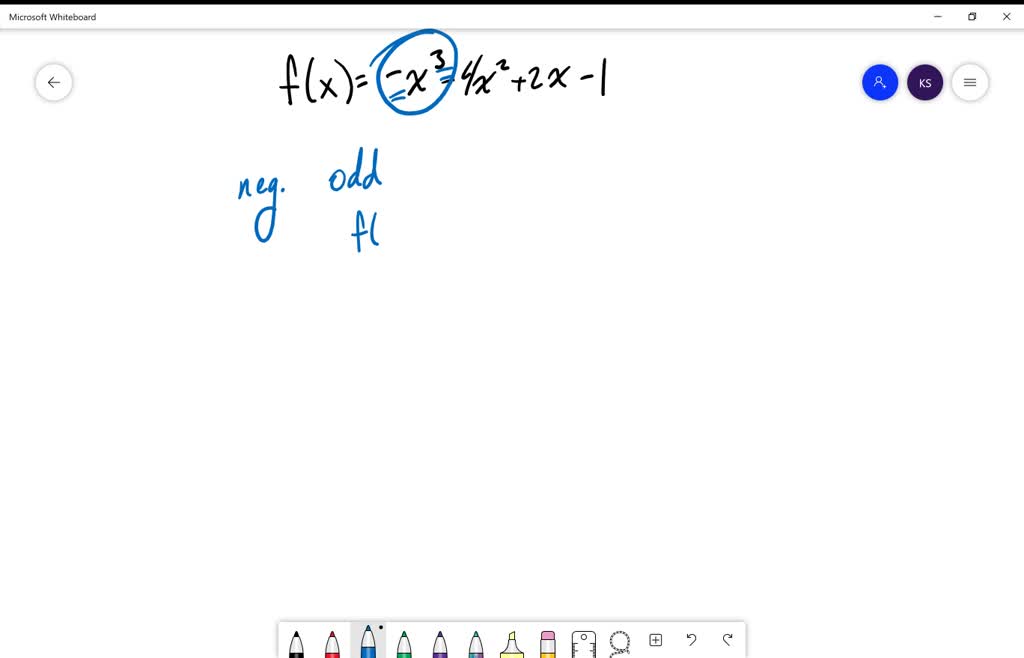 SOLVED:Use an end behavior diagram,(ARROW CAN'T COPY), to describe the end behavior of the graph ...