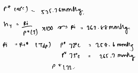 SOLVED:Air at 50 % relative humidity is cooled isobarically at 1 atm absolute from 90^∘ C to 25 ...