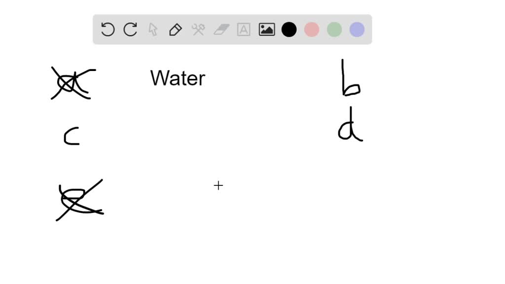SOLVED:The water lattice: a. is formed from hydrophobic bonds. b ...