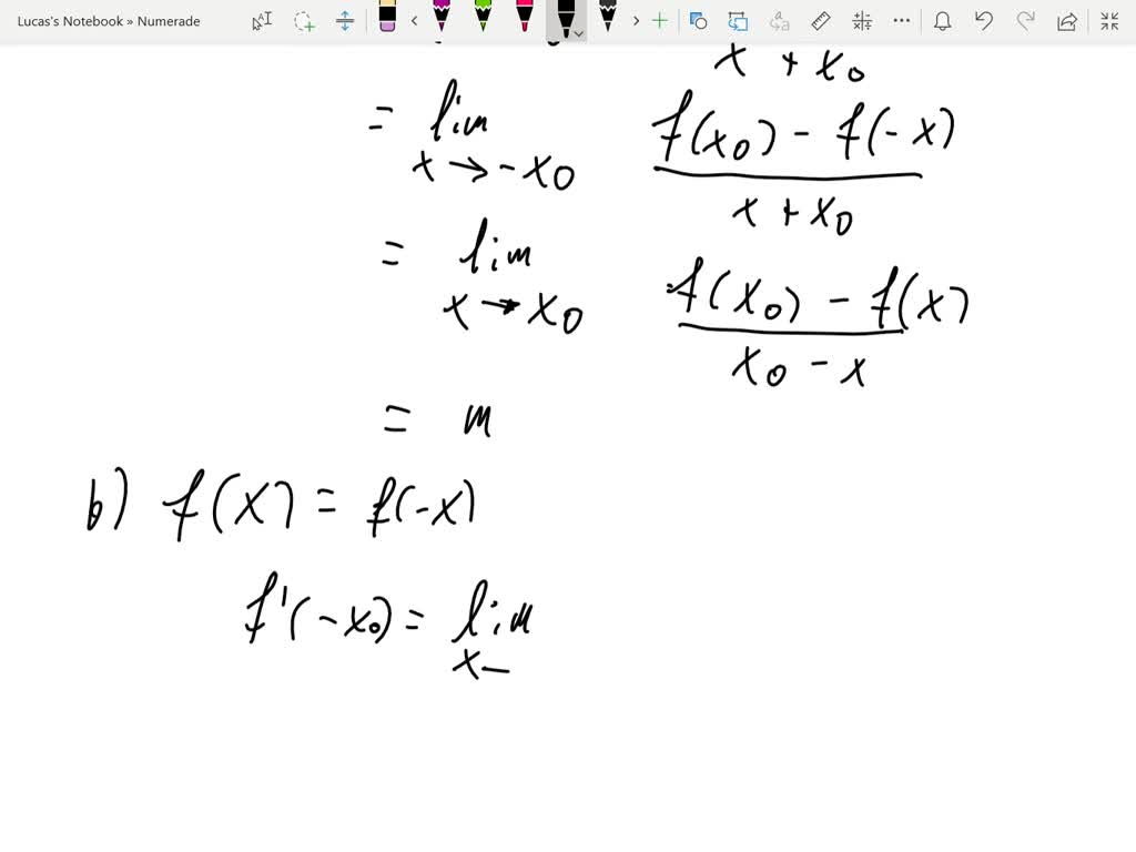 ⏩solved Let F Be A Differentiable Odd Function Section 7 3 Find